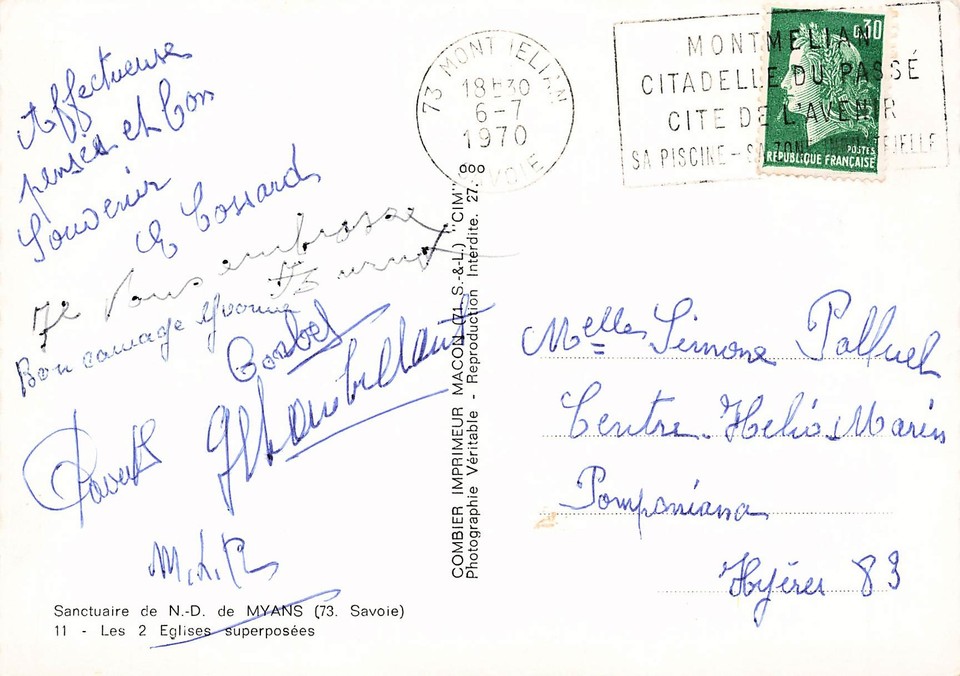 73 MONTMELIAN SANCTUARY N D OF MYANS 73 SAVOY THE 2 CHURCH | eBay
