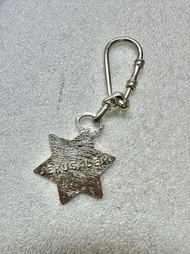 Jerusalem STAR OF DAVID Vintage Key Ring | eBay