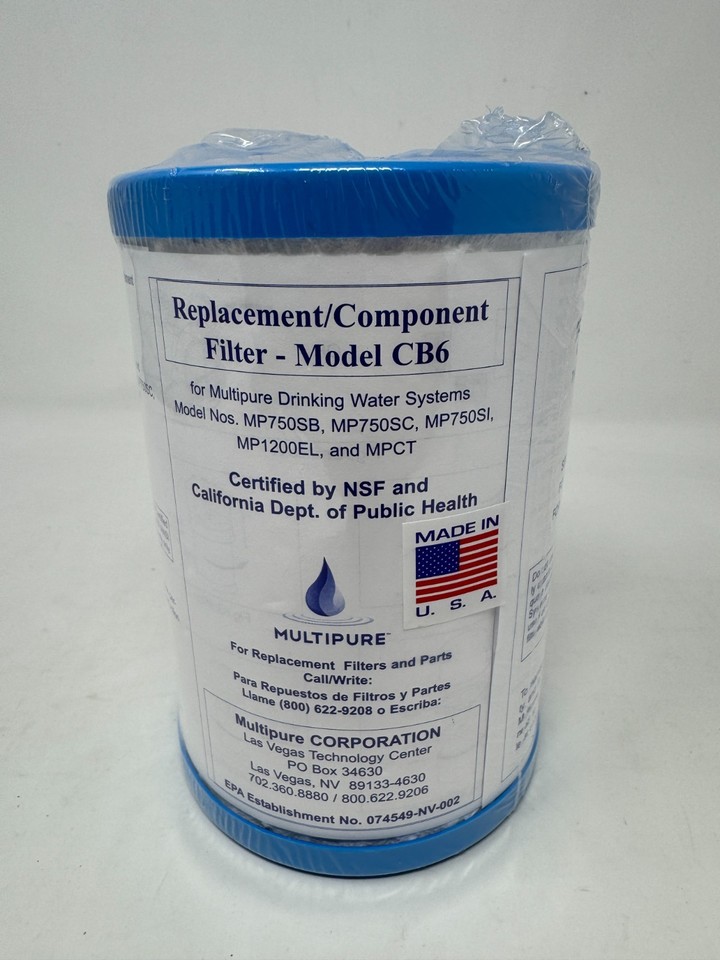 MultiPure Aquaversa CB6 Replacement Filter MP750 | eBay