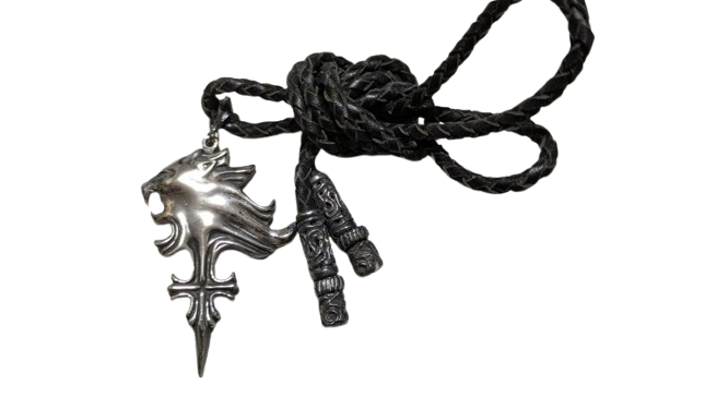 Squall Sleeping Lion Heart SV 925 pendant FINAL FANTASY XIII FF8 NO BOX ...