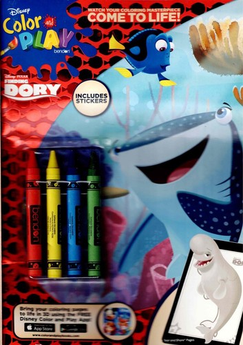 Finding Dory - Coloring & Activity Book - Color and Play Includes ...