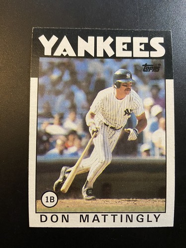 1986 Topps Don Mattingly #180 Yankees HOF Baseball | eBay