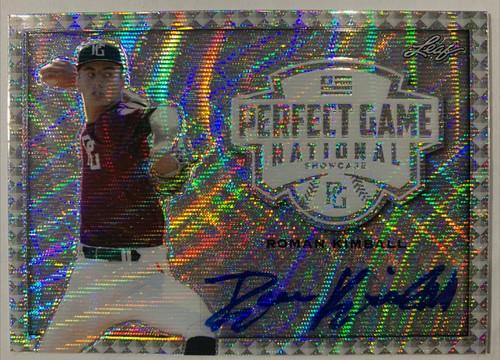 2020 LEAF PG NATIONAL SHOWCASE ROMAN KIMBALL SILVER WAVE REFRACTOR 03/ ...