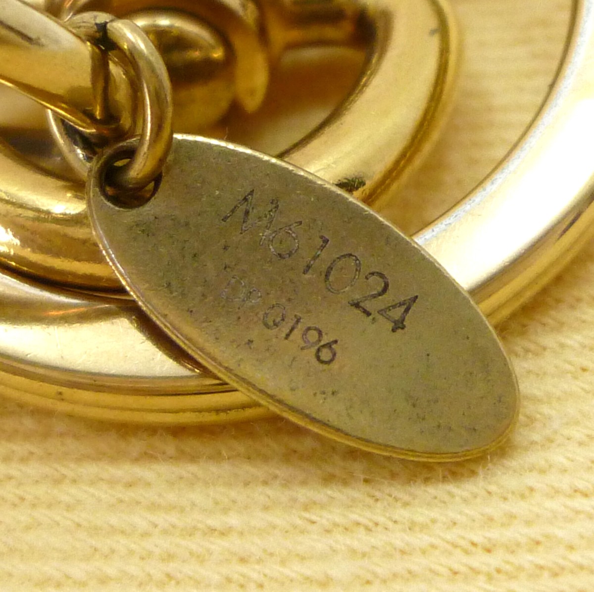 Authentic LOUIS VUITTON Sphere Bag Charm M61024 Gold Authentic LOUIS VUITTON Sphere Bag Charm M61024 Gold