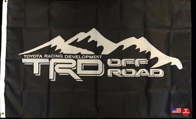 TRD Off Road Flag 3 x 5 Banner 3x5 Man Cave Toyota Racing Development ...