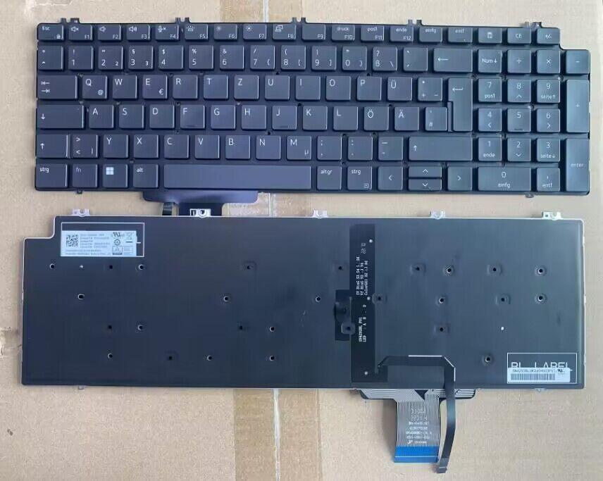 German Backlit Keyboard for Dell Precision 7550 7560 7750 7760 7770 ...