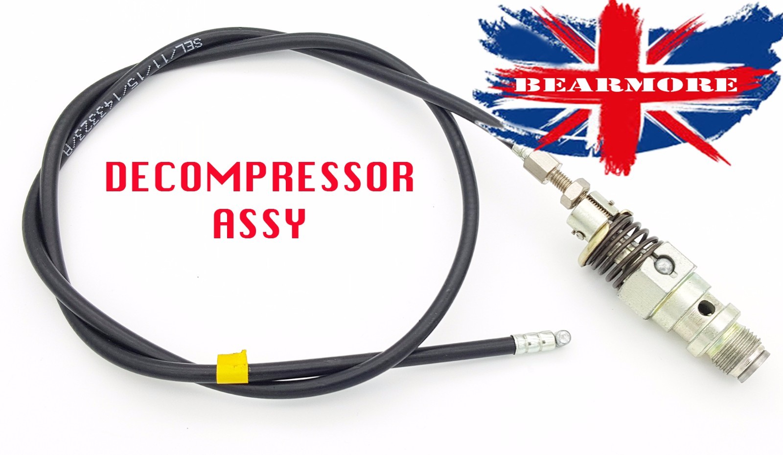 DECOMPRESSOR ASSEMBLY COMPLETE WITH CABLE FOR ROYAL ENFIELD BULLET PART ...