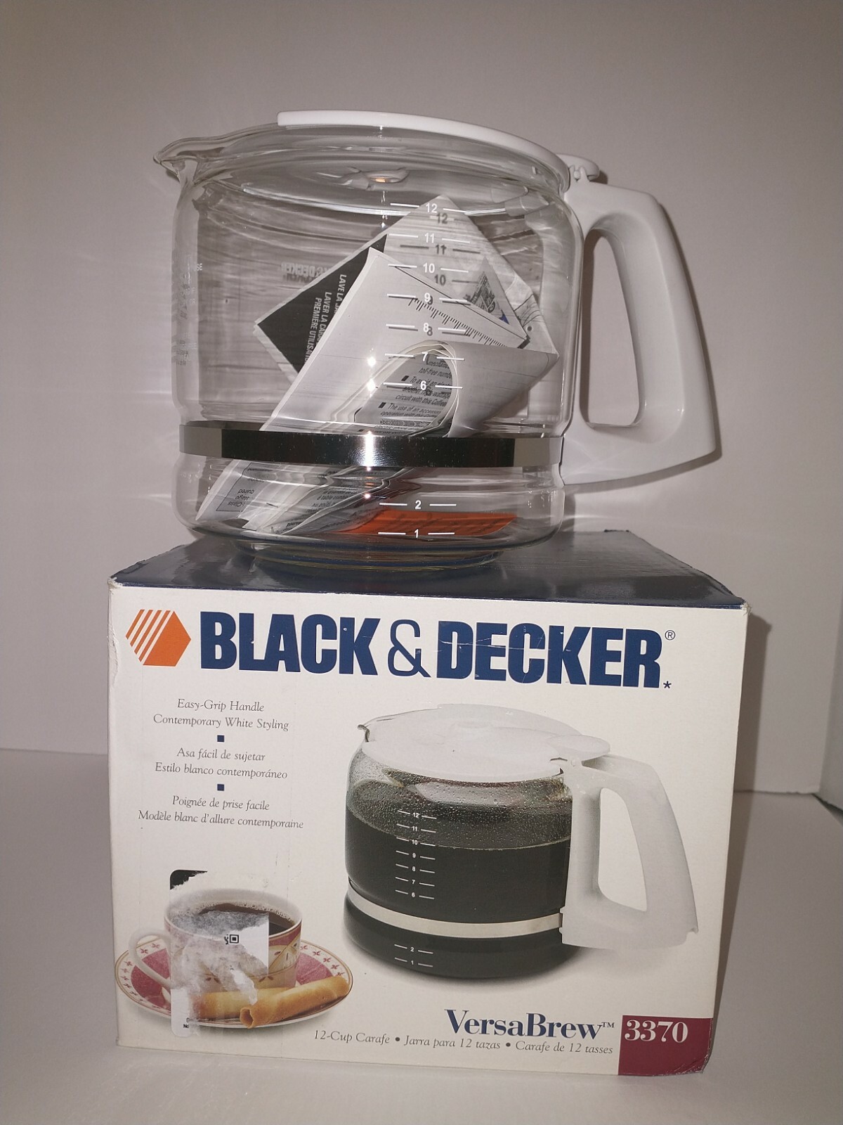 Black & Decker VersaBrew 3380 Replacement 12 Cup Carafe for Dcm1200 Dcm1300 for sale online | eBay