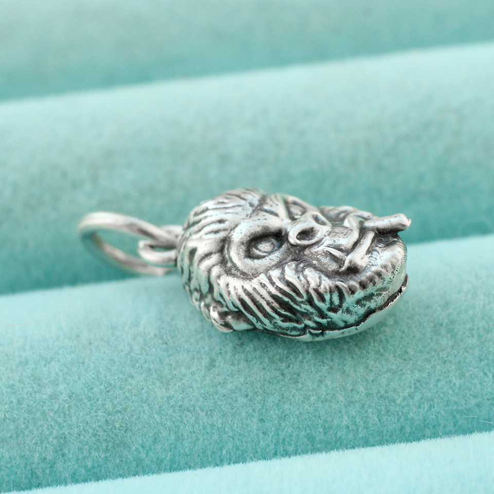 Bigfoot Smoking Weed Spliff Pendant Charm In 925 Sterling Silver ...