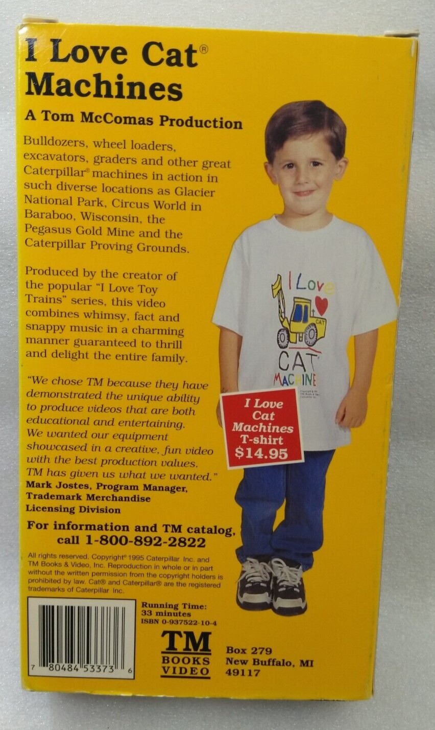 I Love CAT Machines - Vol. 1 (VHS, 2003) for sale online | eBay