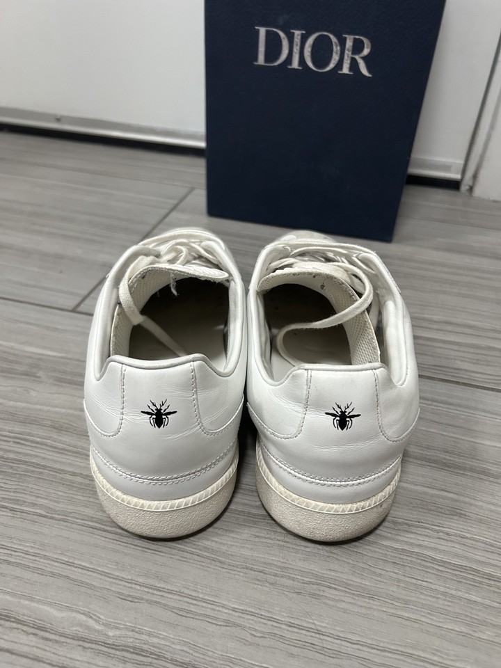 Authentic Dior Men’s Sneakers – Size 42 – White & Gray with Pink Logo ...