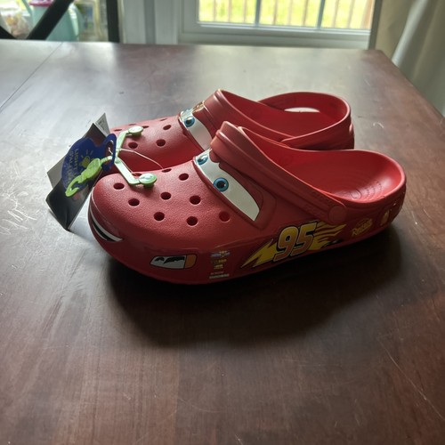 BRAND NEW Crocs Pixar Lightning McQueen Classic Clog LIGHTS WORK! | eBay