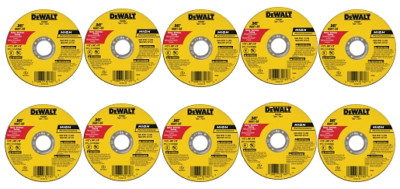 DEWALT DW8062 Cutting Wheel, Metal Cutting, 4-1/2-Inch - 10 Pack ...
