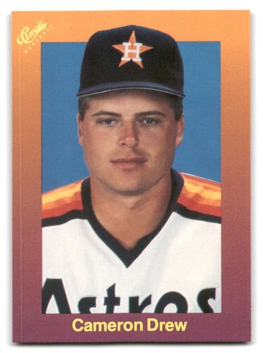 Cameron Drew 1989 Classic Baseball #135 Houston Astros | eBay