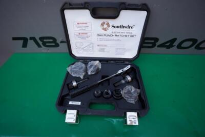 Maxis Southwire Knock Out Max Punch Ratchet Set MPR-01SD Great Shape | eBay