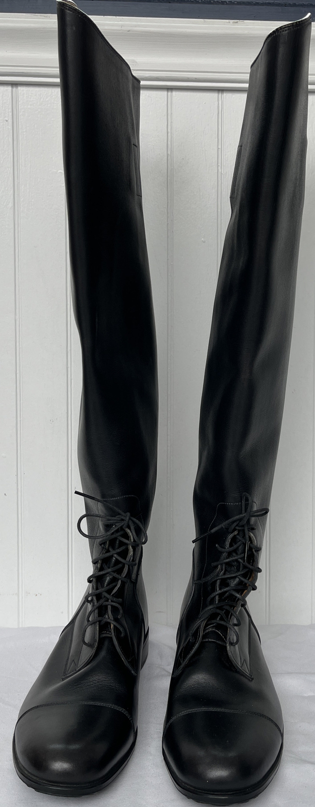 E. Vogel Custom Tall English Riding Field Equestrian Leather Boots SZ 7 ...