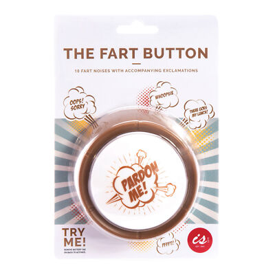 The Fart Button - 10 Novelty Trumping Noises! Desk Prank Office Gift ...