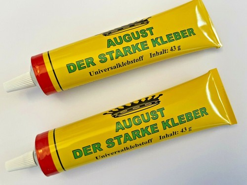 2 Alleskleber Kleber universal Klebstoff AUGUST DER STARKE KLEBER 2x ...