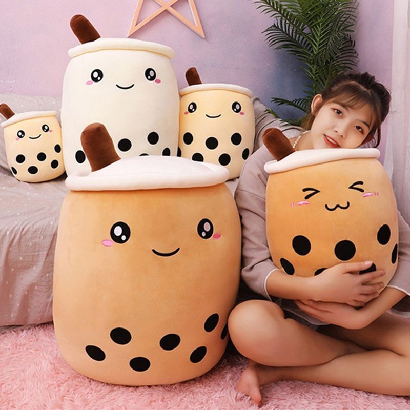 Big Bubble Tea Boba Cup Squishmallow Gift Plush Toy Soft Kawaii Gifts ...