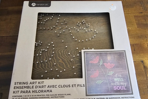 String Art Kit IT IS WELL WITH MY SOUL 10" x 10" Country Faith ...