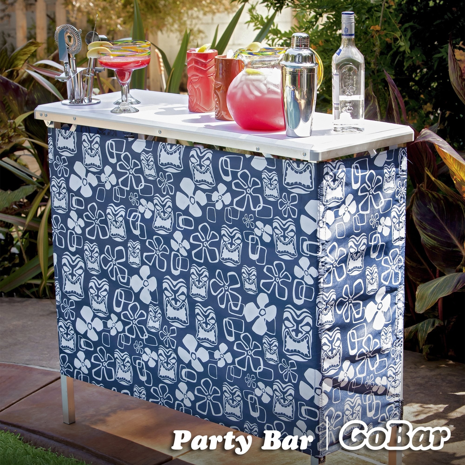 GoBar Portable Bar Table - Mobile Bartender Station for Events ...