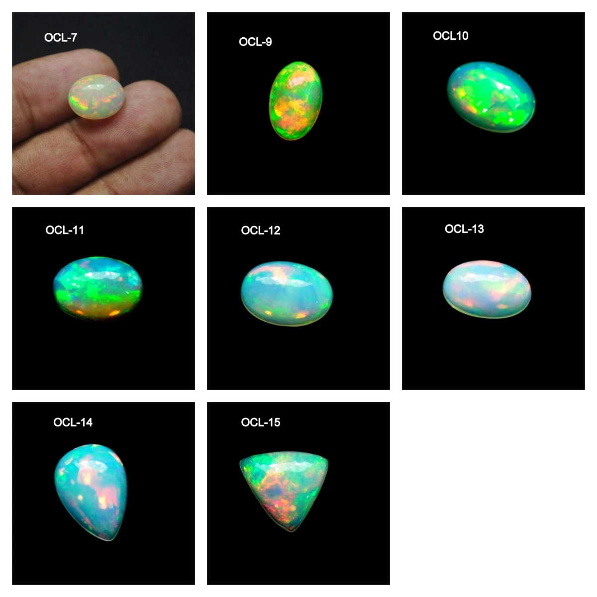Different Opal Chart