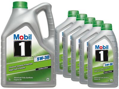 Mobil 1 ESP 5W-30 5L + 1L = 10L Engine Oil Porsche C30 Approval | eBay UK