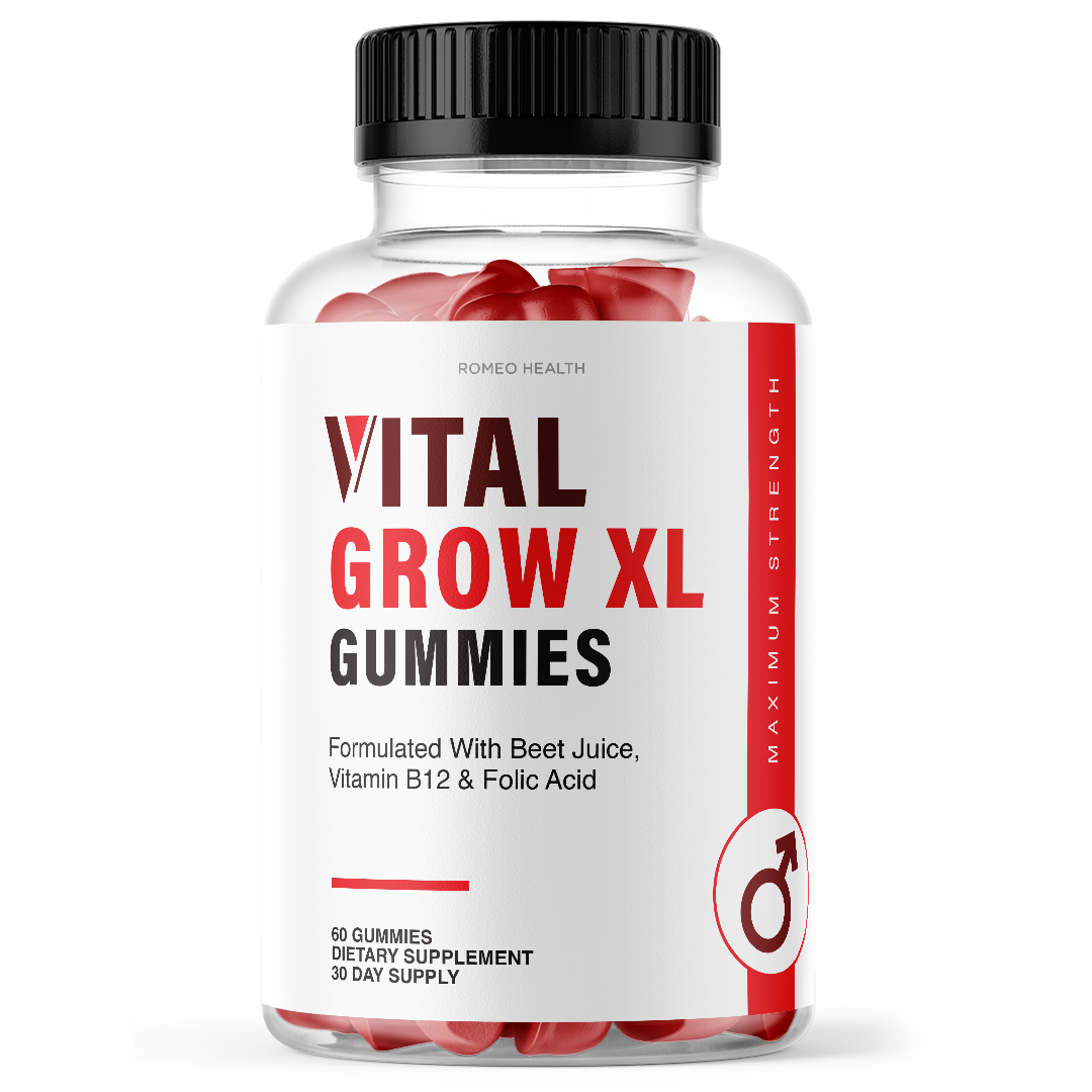 (2 Bottles) Vital Grow XL Gummies - Maximum Strength Dietary Supplement ...