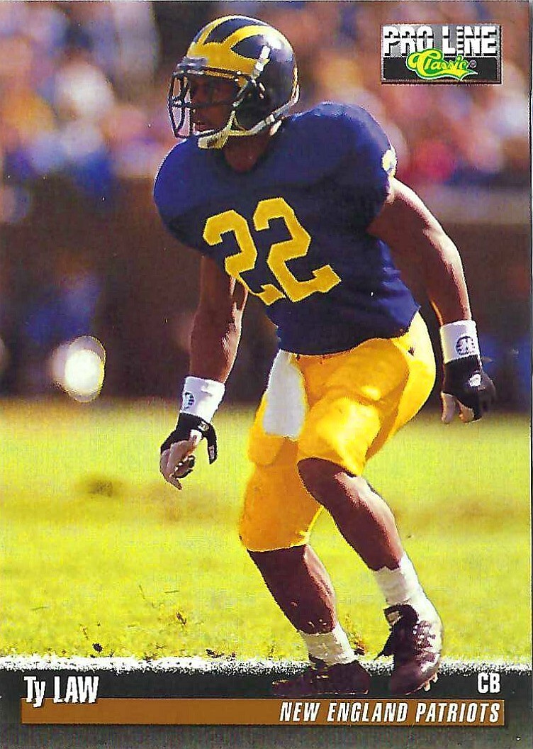 1995 Classic Pro Line Ty Law - New England Patriots | eBay