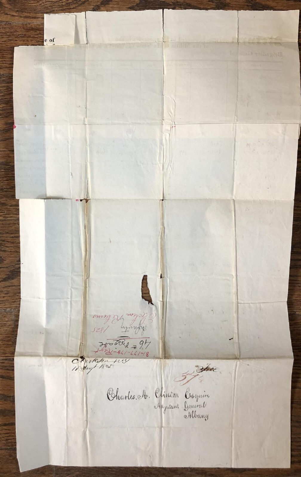 Brig Gen Lewis Swift- Signed Large Election of Officers to New York ...