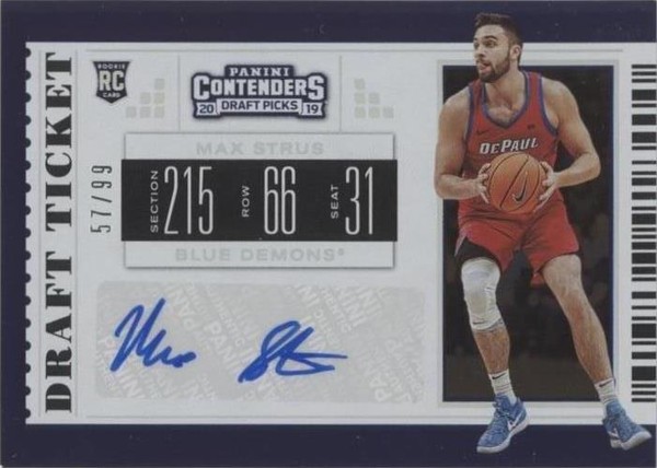 2019-20 Panini Contenders Draft Picks - College Ticket Draft Ticket ...