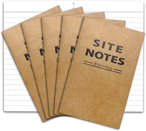 Field Notes Notebooks 5 Pack | Small Field Memo Book Notepad Refill ...