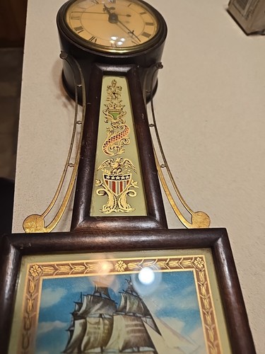 Vintage Banjo Warren Telechron Wall Clock Size: Approx. 19"H x 5"W | eBay