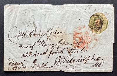 AtoZ. 1851 British Packet Steamer Africa Paid 24 (Exchange Office) to ...