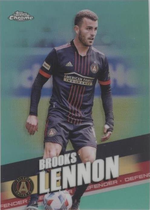 2022 Topps Chrome MLS - Brooks Lennon #116 Aqua Refractor /299 for sale ...