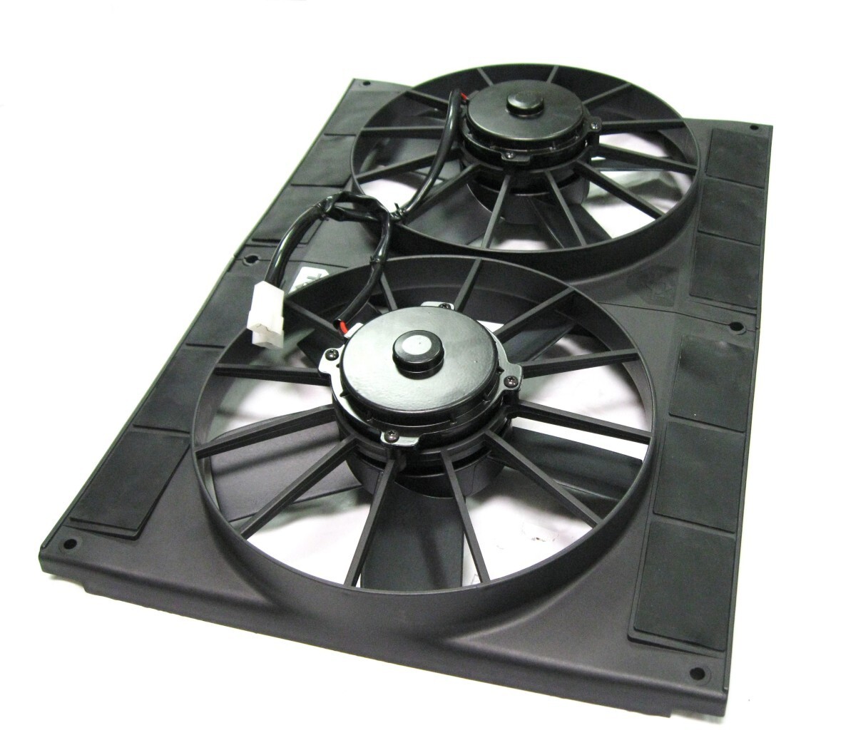 Corvette 11" Pro Series Dual Radiator Cooling Fan 2,780 CFM + 185 Relay ...
