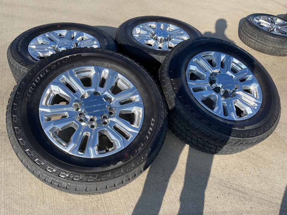 20" GMC Sierra Denali 2500 3500 OEM 5957 wheels rims tires 2021 2022 ...