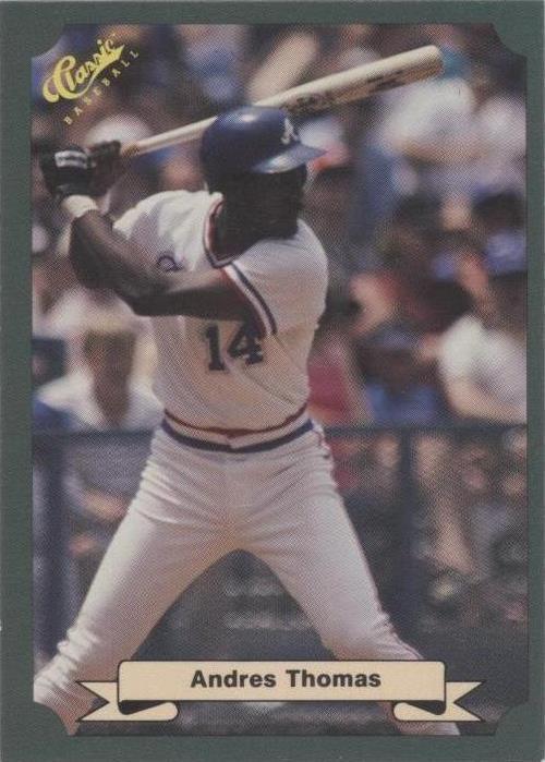 1987 Classic - Andres Thomas #7 (RC) for sale online | eBay