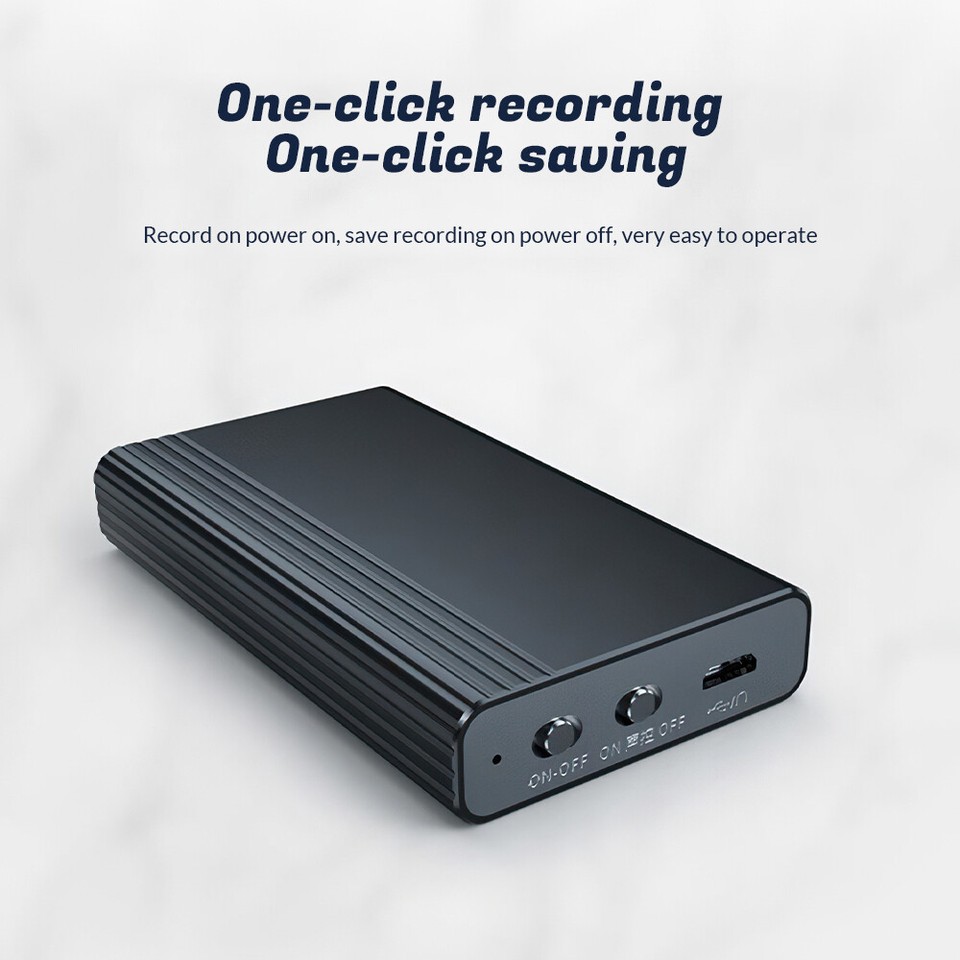 HD Hidden Magnetic Spy Audio Voice Recorder Voice Listening Device Bug ...