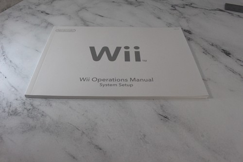 Nintendo Wii Operations Manual System Setup Book | eBay