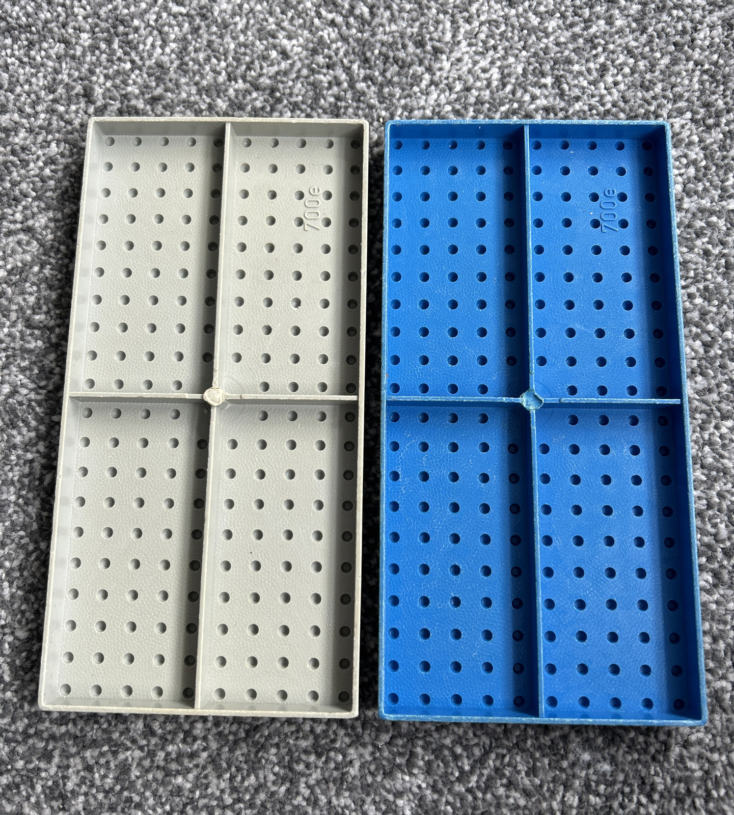 Vintage LEGO Thick Base Plates 10 x 20 Grey Blue 700e Lego x 2 | eBay UK