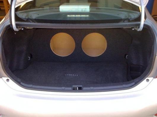 2003-2019 Toyota Corolla Custom Sub Subwoofer Enclosure Speaker Box | eBay
