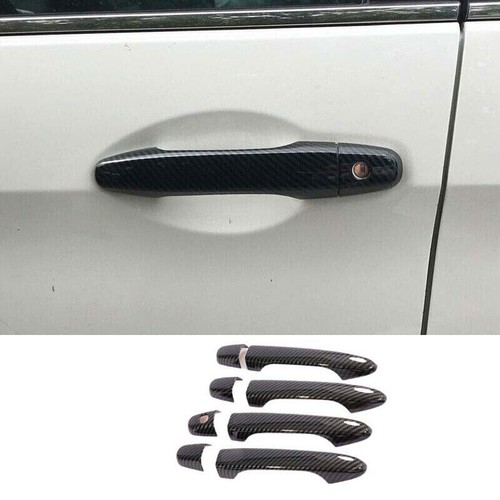Cover Trim Carbon Fiber For Honda CRV CR-V Exterior Side Door Handle ...