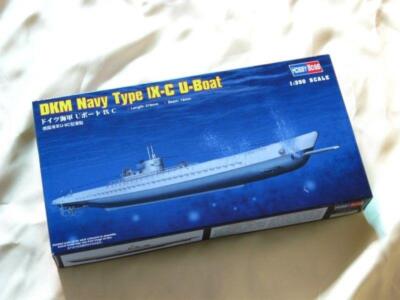 1/350 Hobby Boss German U-9C Type IX-C Boat Submarine Dunker Toy Model ...