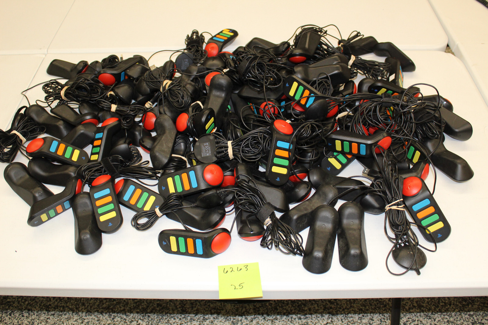 Huge Lot of Untested Sony PlayStation 2 Buzz Controller Accessories ...