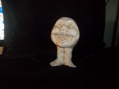 MUST READ!!! LAUGHING FACE PLANTER,LATEX MOLD,CONCRETE/PLASTER | eBay