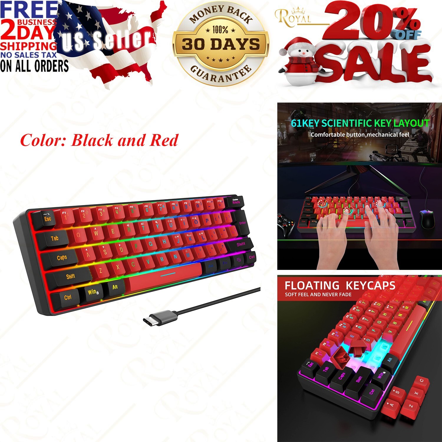 Snpurdiri 60 Wired Gaming Keyboard True RGB Mini Keyboard Waterproof Small EBay snpurdiri-60-wired-gaming-keyboard-true-rgb-mini-keyboard-waterproof-small-ebay