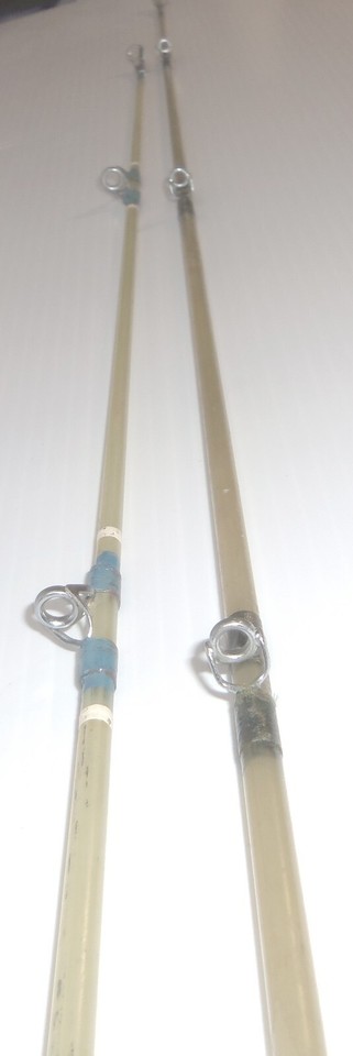 2 Vintage Heddon Pal Fiberglass Med. Action 1-Piece Casting Rods | eBay