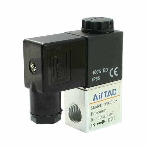 1PC AIRTAC 2V025-08 Air Valve 2 Position 2 Way AC 110V 50Hz 6.0V/A 29mA ...
