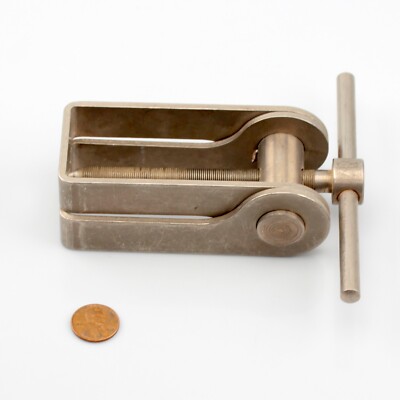 Stainless Steel Multi-Use Gear Puller Pin Key Pusher Clamp T w/ Two ...